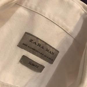 Zara | Shirts | Zara Man White Button Down | Poshmark